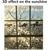 RockRose 3D Geometry Anti-UV Privacy Window Film, Removable, 17.7x78.7 ...