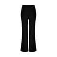EDFBUYKRS Female Women Pants Casual Cargo Pants Women High Waist Black ...