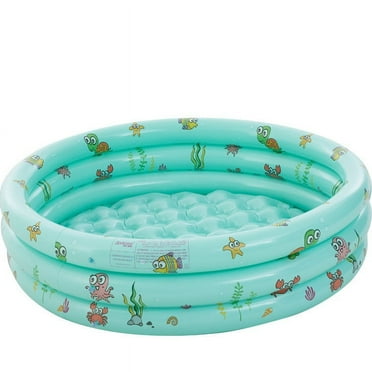 PoolCandy Inflatable Rose Gold Glitter 3 Ring Pool - Walmart.com