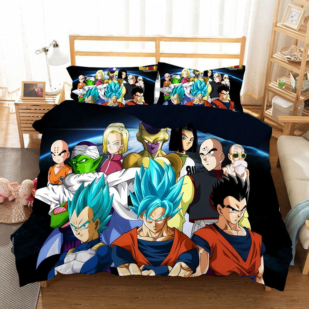 Novelty Dragon Ball Z Bedding Bed Set Twin Full Queen King Size Anime