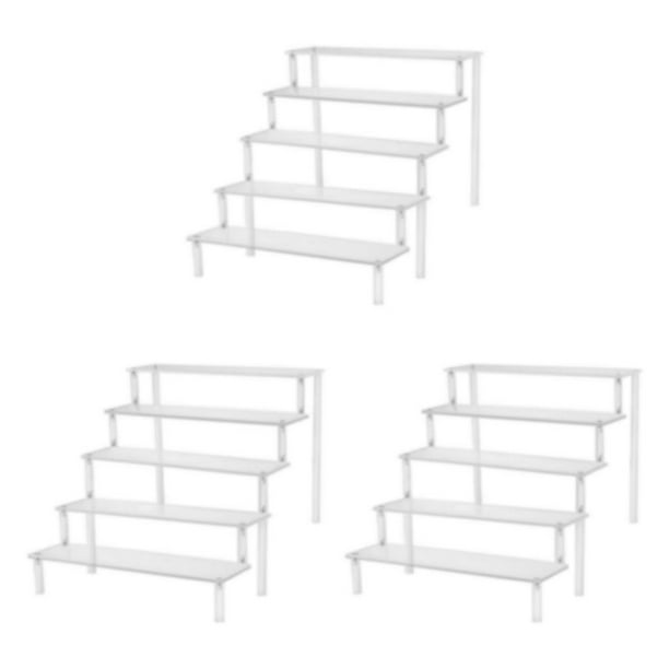 relayinert Elegant Clear Acrylic Ladder Tier Rack Countertop Risers ...