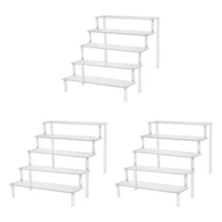 relayinert Elegant Clear Acrylic Ladder Tier Rack Countertop Risers ...