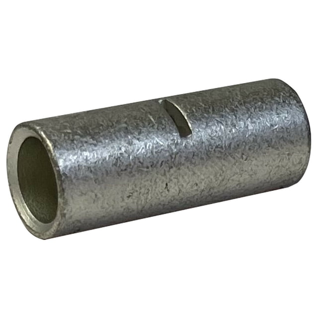 (10) Non-Insulated 4 Gauge Seamless Butt Splice Connector Uninsulated ...