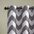 Home Essence Apartment Leo Chevron Window Curtain Pair - Walmart.com