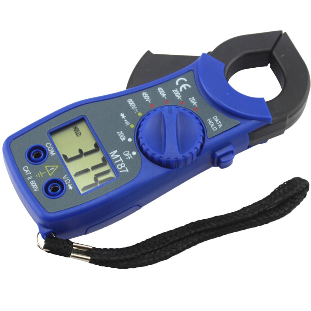 MT87 Blue Digital Multimeter Amper Clamp Meter Current Clamp Pincers ...