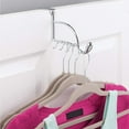 Idesign Orbinni Over The Door Valet Hook For Coats Hats Robes Towels