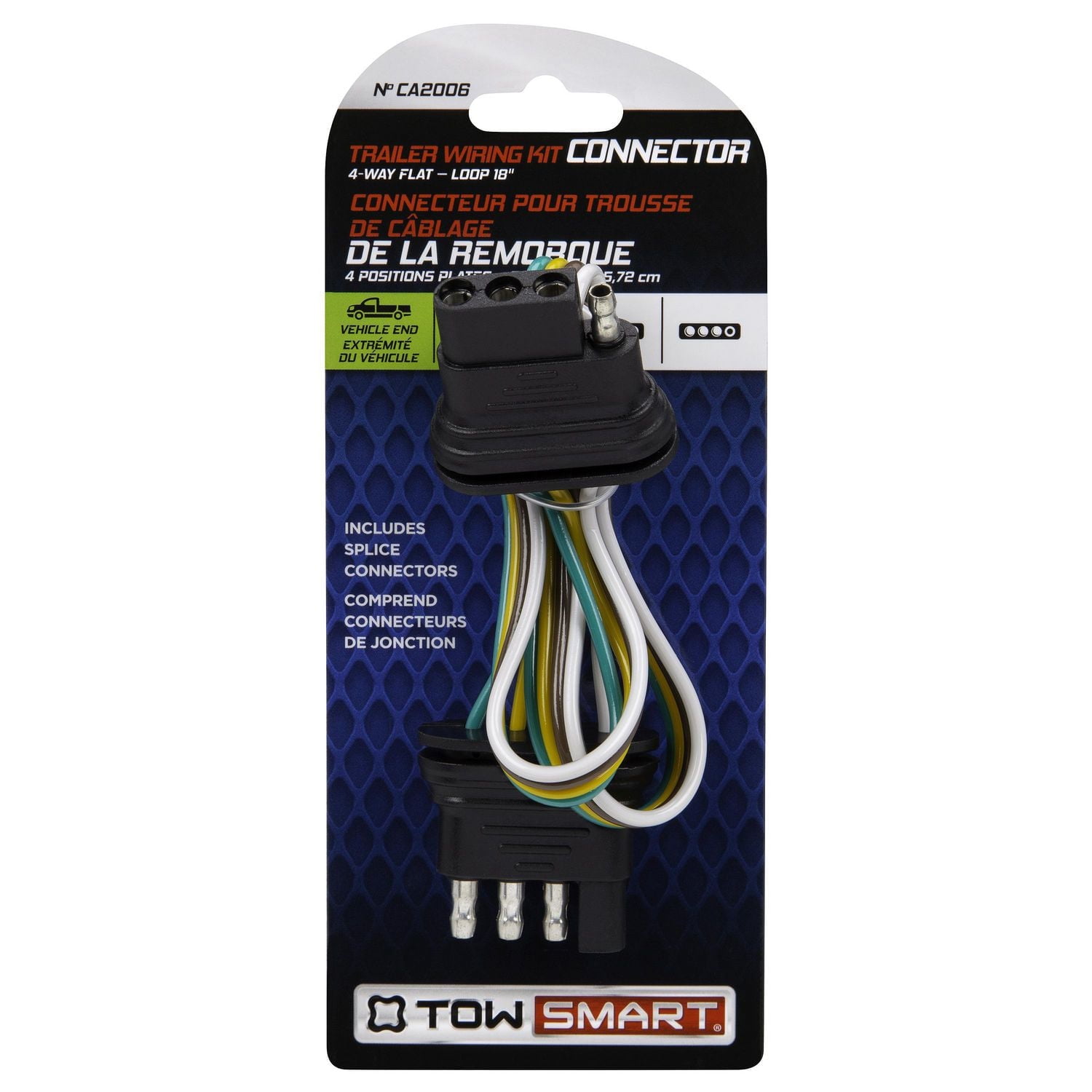 Click here for Towsmart Trailer Wiring Kit - 4 Way Flat  18 With... prices