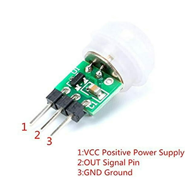 DAOKI 5 PACK IR Sensor humano AM312 Módulo de Detector HC-SR312 DC 2.7 ...