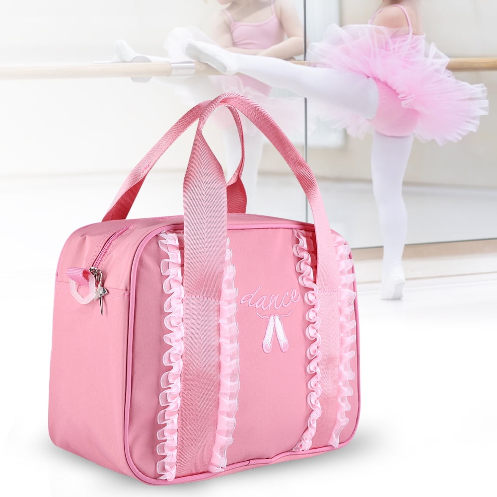 Girls Ballet Duffle Bag Girl Gymnastics Shoulder Dance Bag Handbag ...