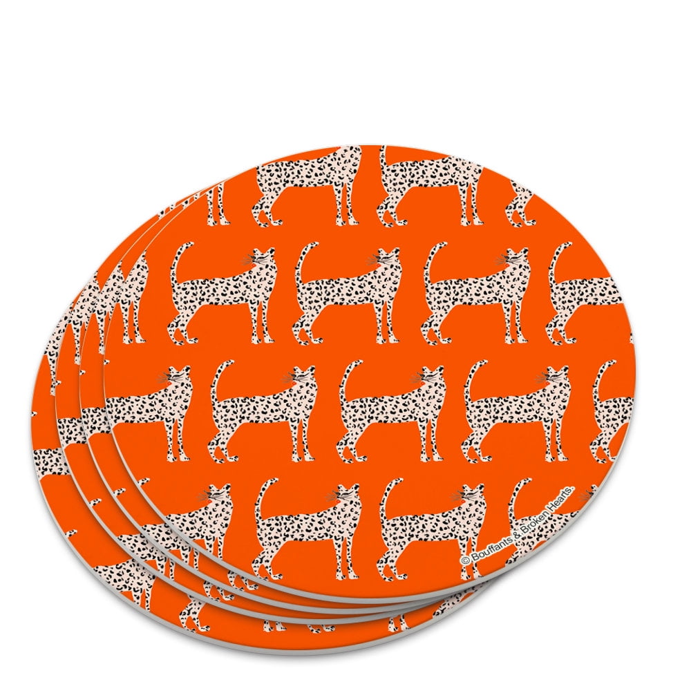 Cheeky Cheetahs Novelty Coaster Set - Walmart.com