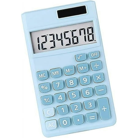 (blue) Mini Solar Computer, Basic Calculator, Simple Graphing ...