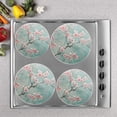 Bahomeck Gas Stove Burner Cover Set Of 4,Delicate Pink Cherry Blossoms ...