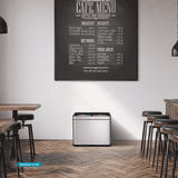 Home Zone Living Dual Trash Can, 8 Gallon, Open Top, Stainless Steel ...