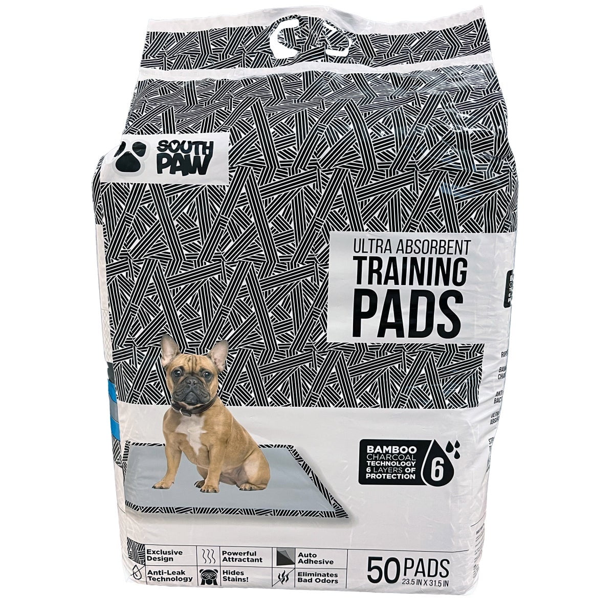 Click here for South Paw Bamboo Charcoal Pee Pads prices