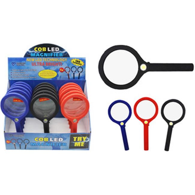 Diamond Visions Round 5 Times COB LED Magnifier 4 in. W - Walmart.com