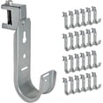 Beam Clamp J Hook with Retainer Clip - Galvanized Cable Management ...