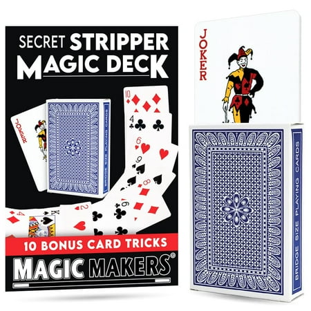 Secret Stripper Magic Deck Trick with 10 Bonus Card Tricks | Walmart Canada
