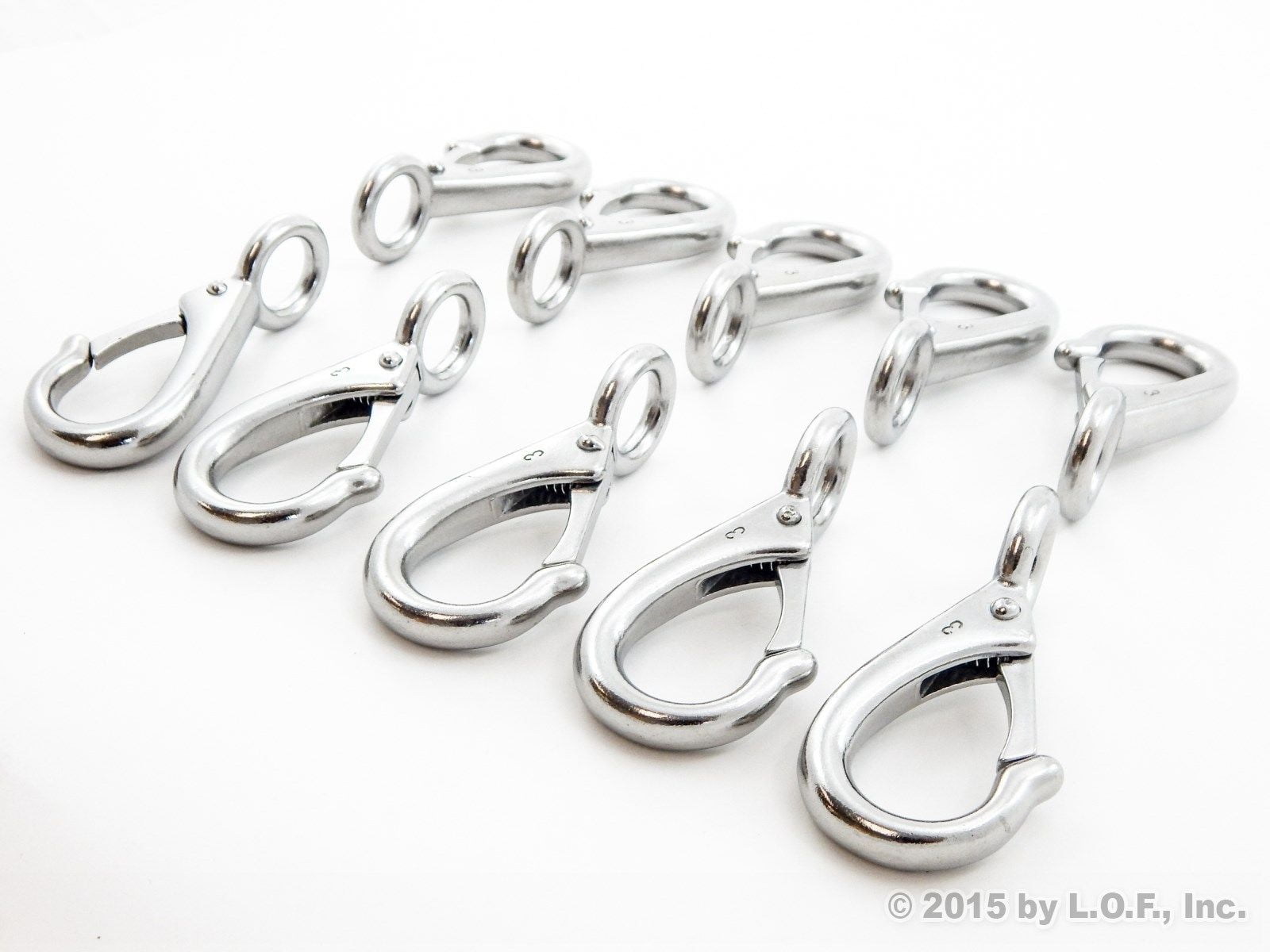 Red Hound Auto 10 Round Eye Quick Snap 3/4 inches Stainless Steel 19mm ...