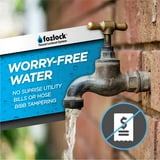 Fozlock Spigot Water Shut Valve Outdoor Hose Bibb Faucet Lock and ...