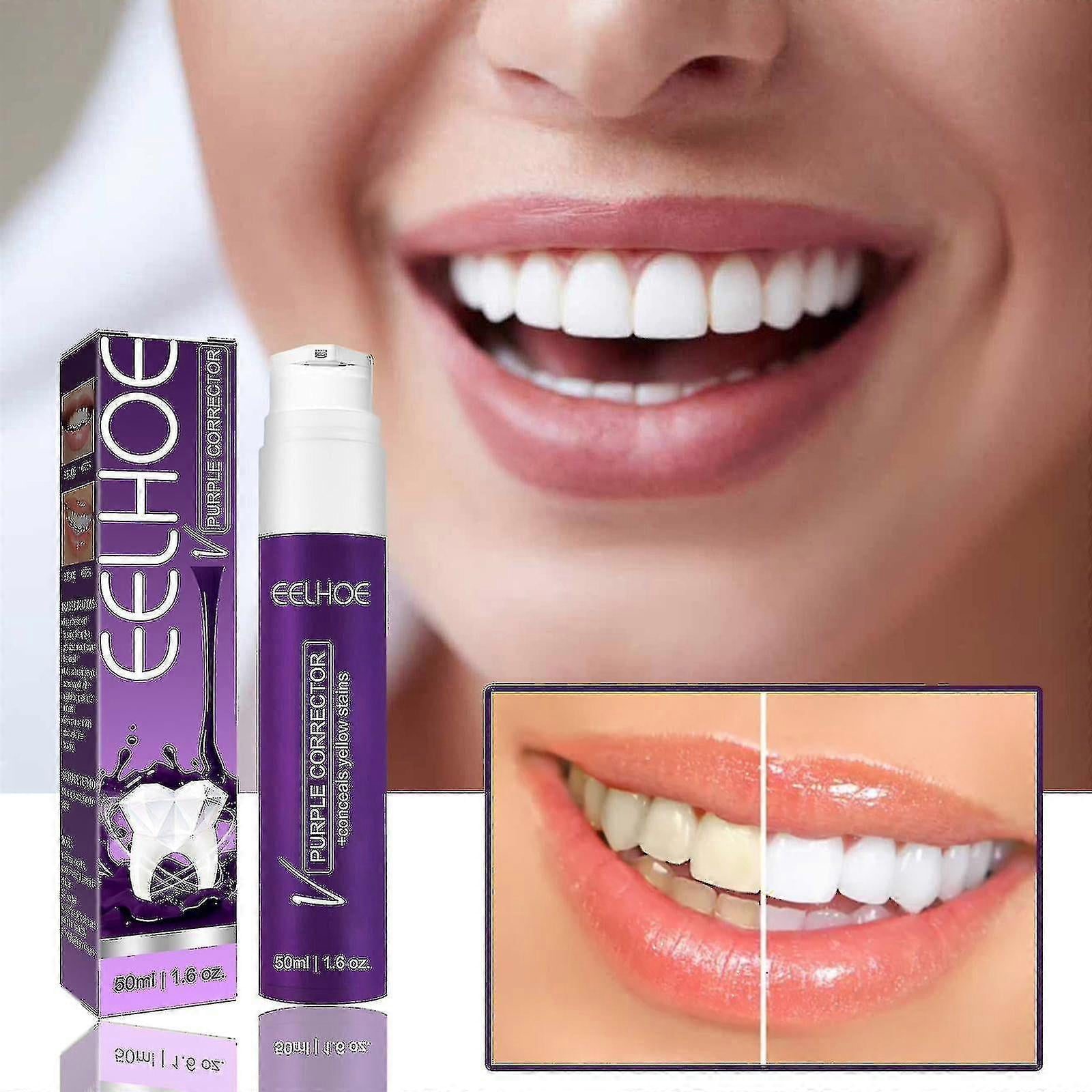 Eelhoe V34 Purple Tooth Whitening Toothpaste - 50ml-- | Bodega Aurrera ...