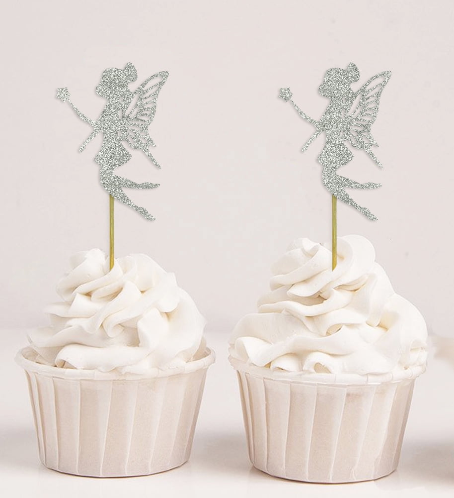 Darling Souvenir, Angel Cupcake Toppers, Its a Girl Baby Shower ...