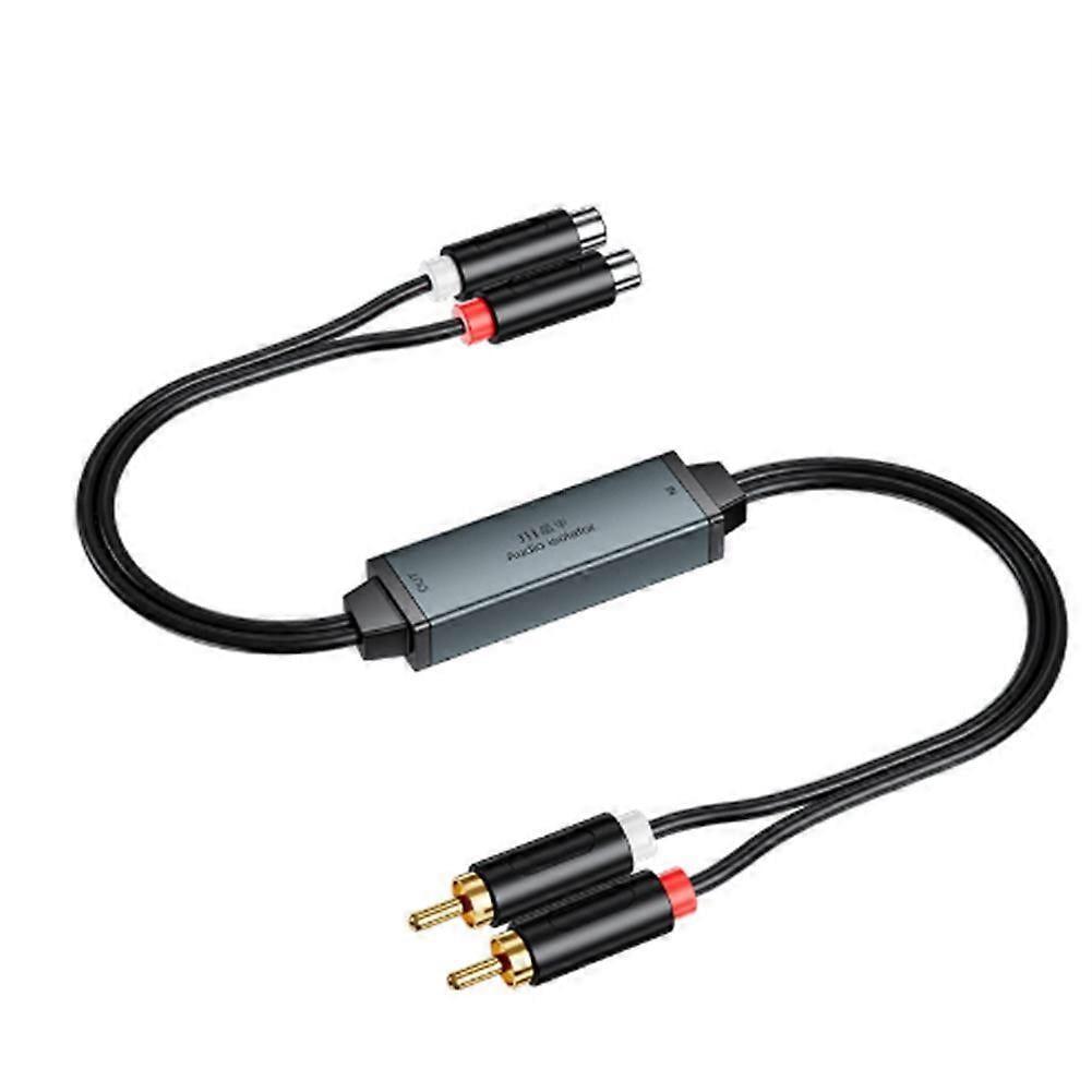 AV100C for RCA Audio Isolator Common Ground Noise Filter 3.5mm Anti ...