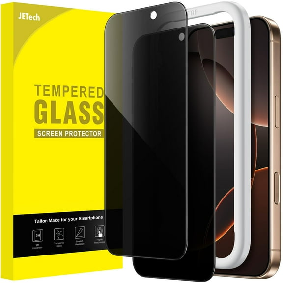 Compatible for iPhone 16 Pro Max Privacy Screen Protector Tempered ...