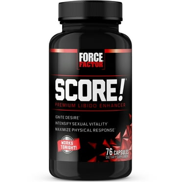 Force Factor SCORE! Advanced Formula Male Libido Enhancer, Testosterone ...
