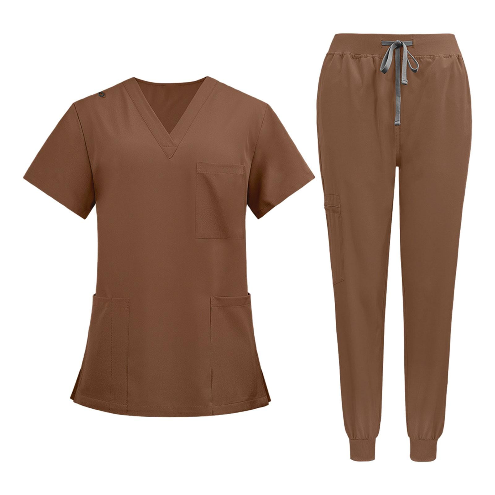 Click here for Tachiuwa Nursing Uniform Scrub Set Nurse Top And P... prices