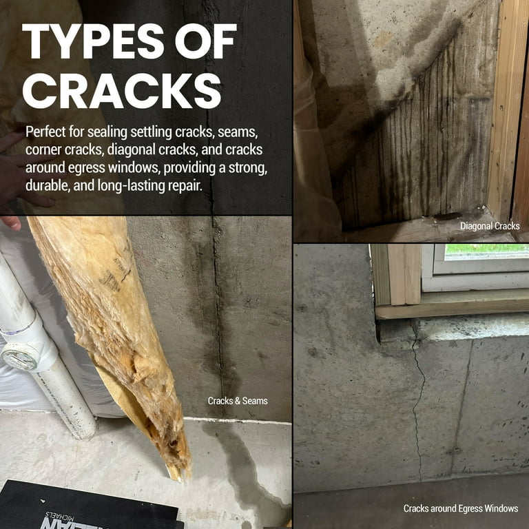 Diy Basement Wall Crack Repair