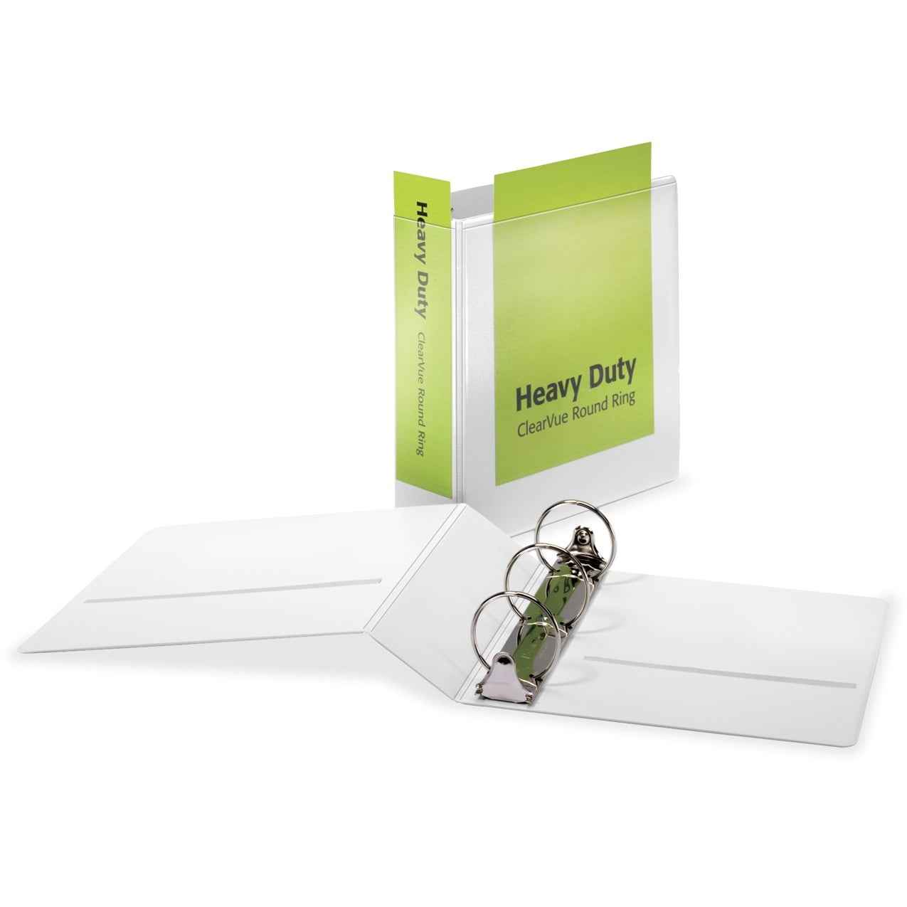 Cardinal HeavyDuty ClearVue 3" Round Ring Binder - Walmart.com ...