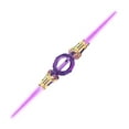 Uutvery Fire Sword Double-Edged Lightsaber, Retractable Light Up Sword ...