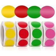 Red Dot Sticker Colored Labels Round Stickers 19mm - 1000 Pack by Royal ...