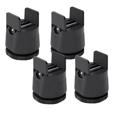 "Ezprotekt 4Pack Adjustable Furniture Risers, Heavy Duty Bed Risers, 2 ...