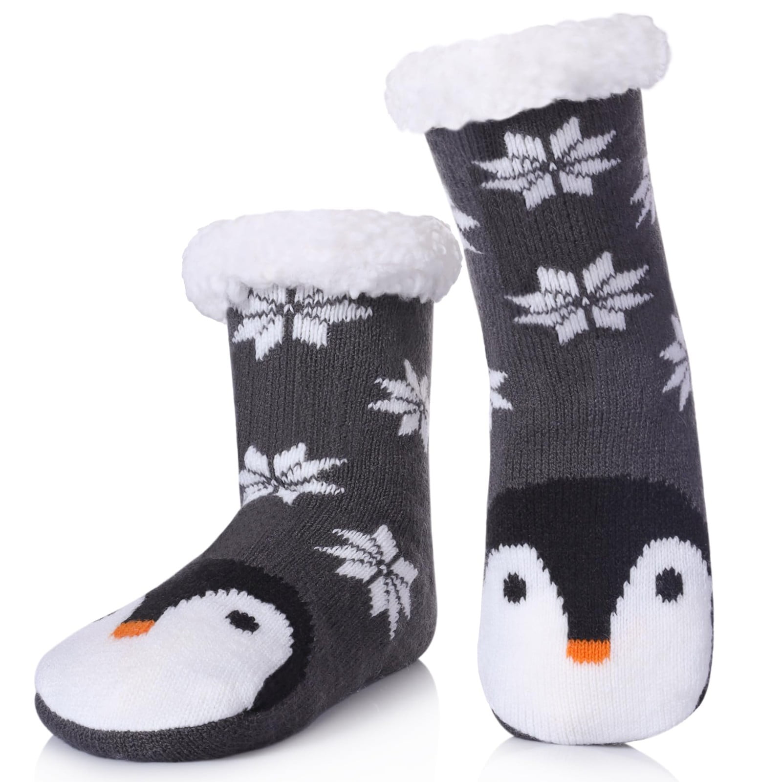 Click here for Tinz Fuzzy Slipper Socks Cozy Warm Cute Animal Wom... prices