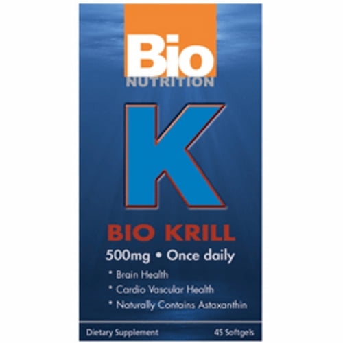 Supplement Bio Nutrition Inc. Bio Krill 45 cápsulas blandas (paquete de ...
