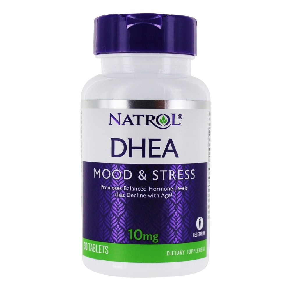 Natrol - DHEA for Balanced Hormone Levels 10 mg. - 30 Tablets - Walmart.com