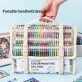 108/168 Color Acrylic Gel Pen Set, 0.6mm Fine Tip Pens for Drawing ...