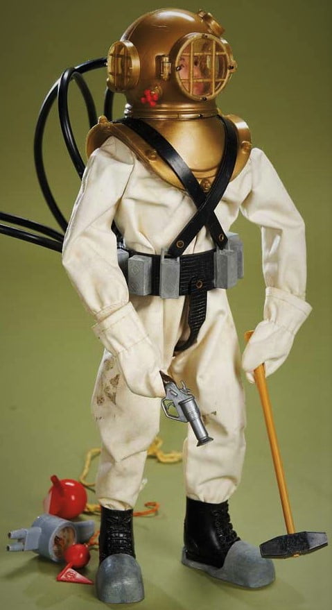 GI Joe Deep Sea Diver Danger of the Depths 12" Action Figure 1999 ...