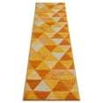 Well Woven Mystic Alvin Mid-Century Modern Geometric Orange 2' x 7'3 ...