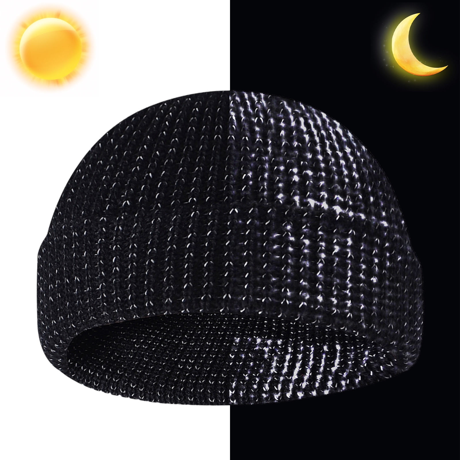 Click here for Karymi Reflective Knitted Beanie Hat For Night Run... prices