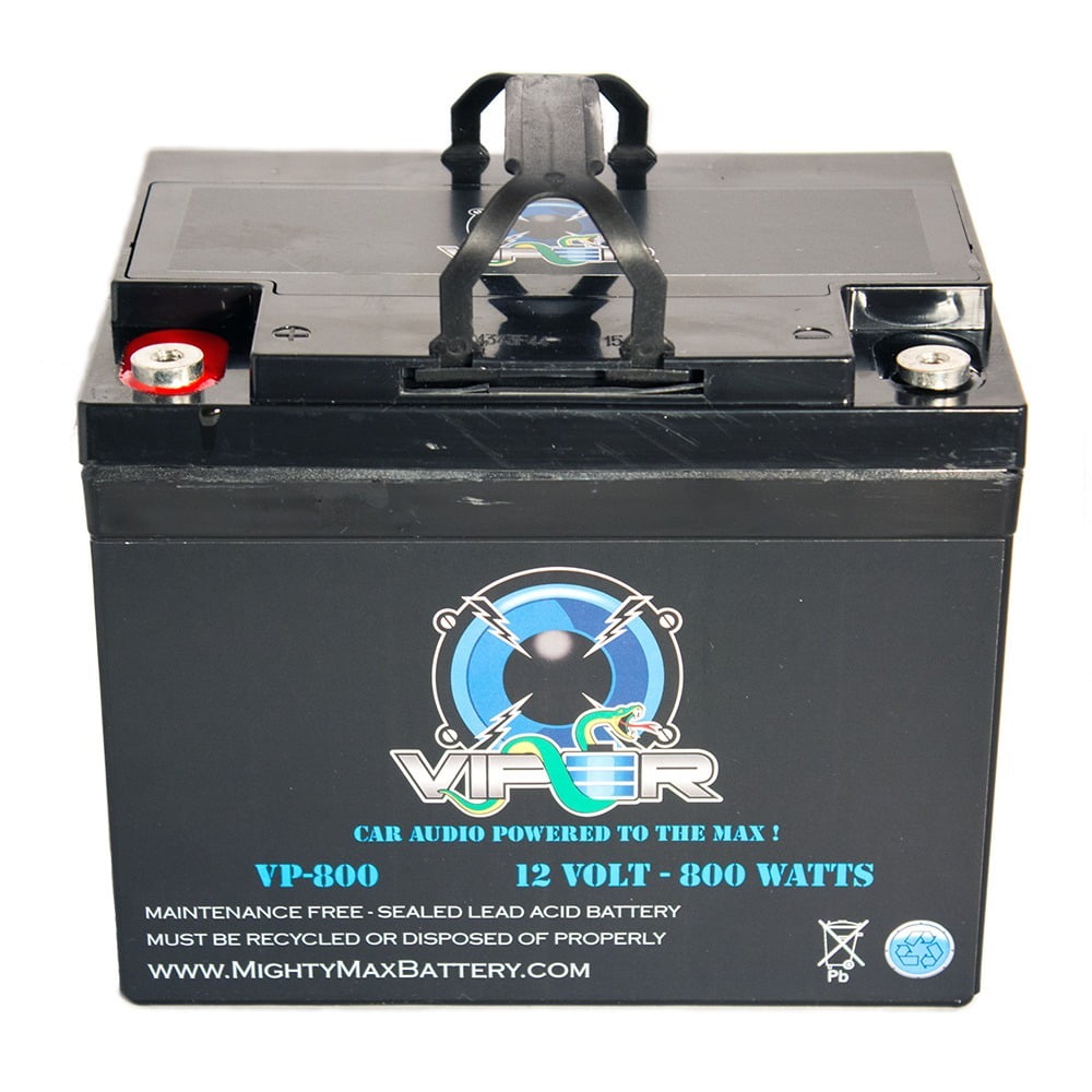 Viper VP-800 12V 800 Watt Audio Battery for Kicker XS50 - Walmart.com