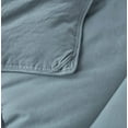 Chezmoi Collection Rory Dusty Blue Comforter Set King Size 3-Piece ...