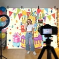 Happy Birthday Photography Backdrop 12x8FT, Birthday Cake Photo ...