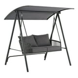 Mainstays Lawson Ridge 2-Seat Steel Outdoor Freestanding Porch Swing ...