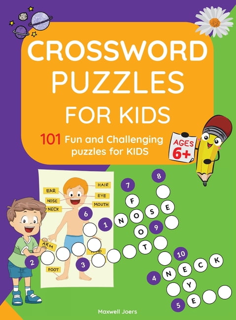 Crosswords for Kids : Amazing 101 Fun and Challenging Crossword Puzzle ...