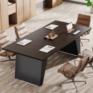 Tribesigns 6.56ft Rectangular Conference Table with Industrial Charm ...