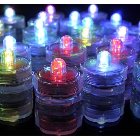 1pcs Waterproof Submersible LED Tea Light Underwater Battery Sub Lights ...