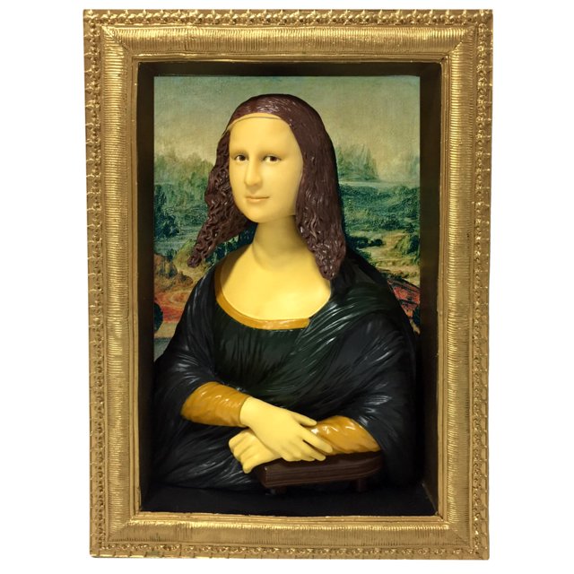 Mona Lisa Replica Painting Bobblehead - Leonardo da Vinci Louvre Paris ...