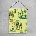 Camels in Different Poses and Cactus Welcome Garden Flags, 12 x 18 Inch ...